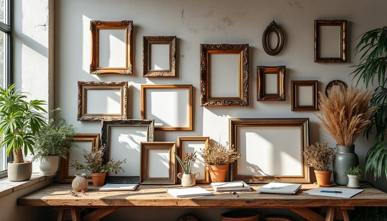 Réinventer vos vieux cadres pour une déco stylée et éco-responsable